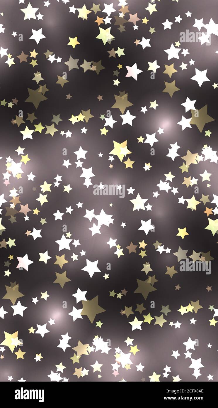 Seamless texture with stars and sparks. Vector pattern for your ...