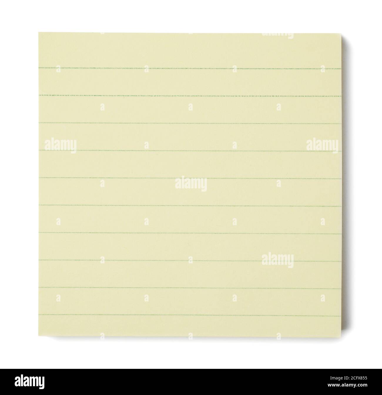 Yellow notepad on white background Stock Photo - Alamy