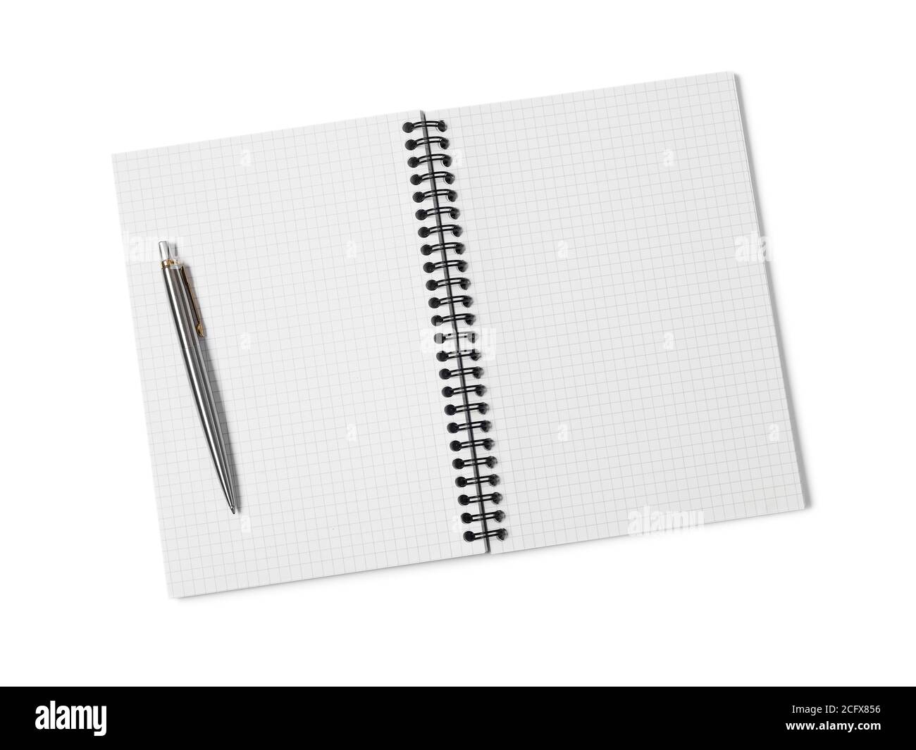 Ring binder on white background Stock Photo - Alamy