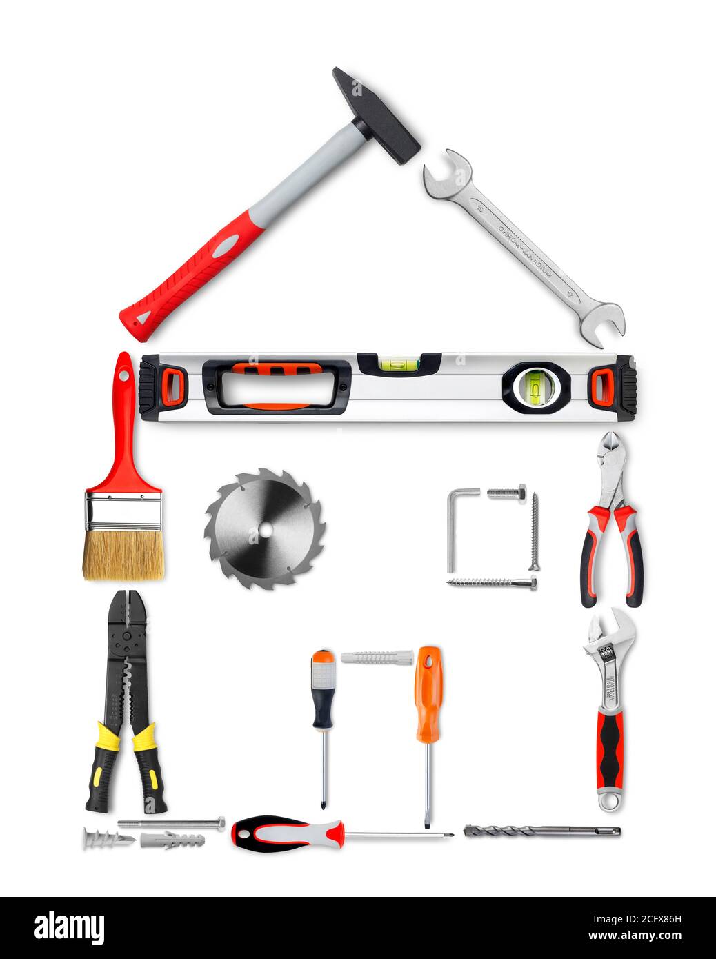 House made measure tools hi-res stock photography and images - Alamy