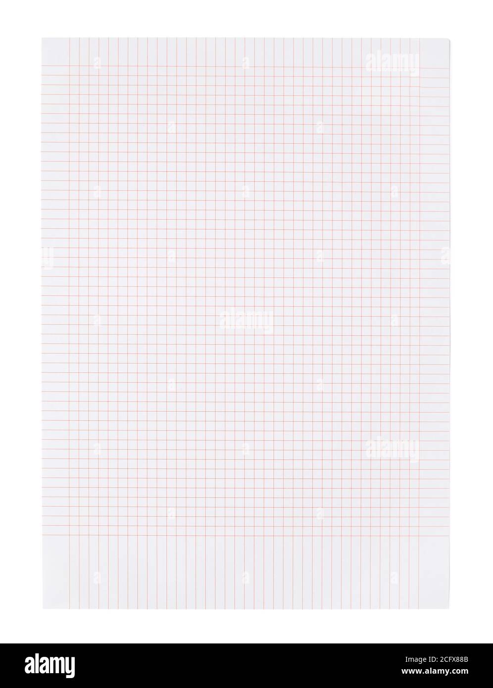 Blank page on white background Stock Photo - Alamy