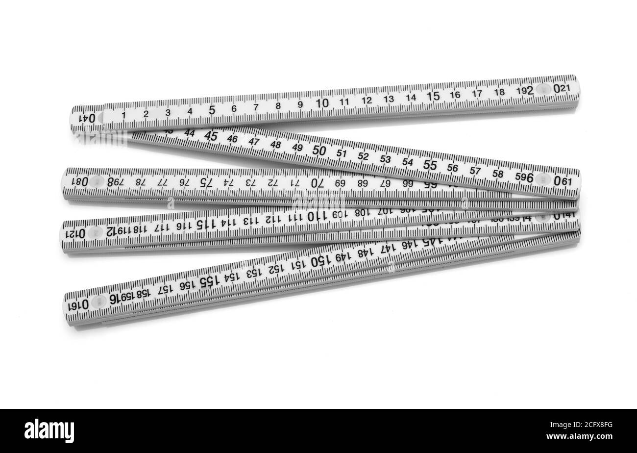 Ruler folding ruler Black and White Stock Photos & Images - Alamy