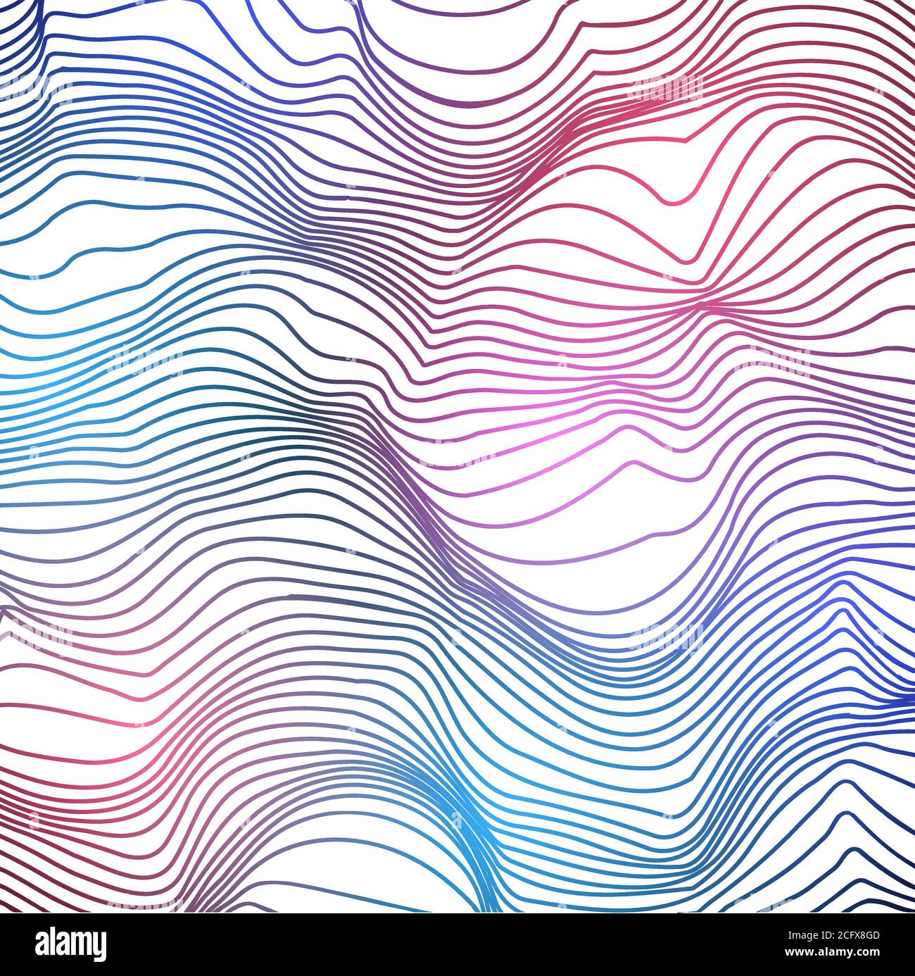 Abstract colored wavy striped background for your creativity Stock ...