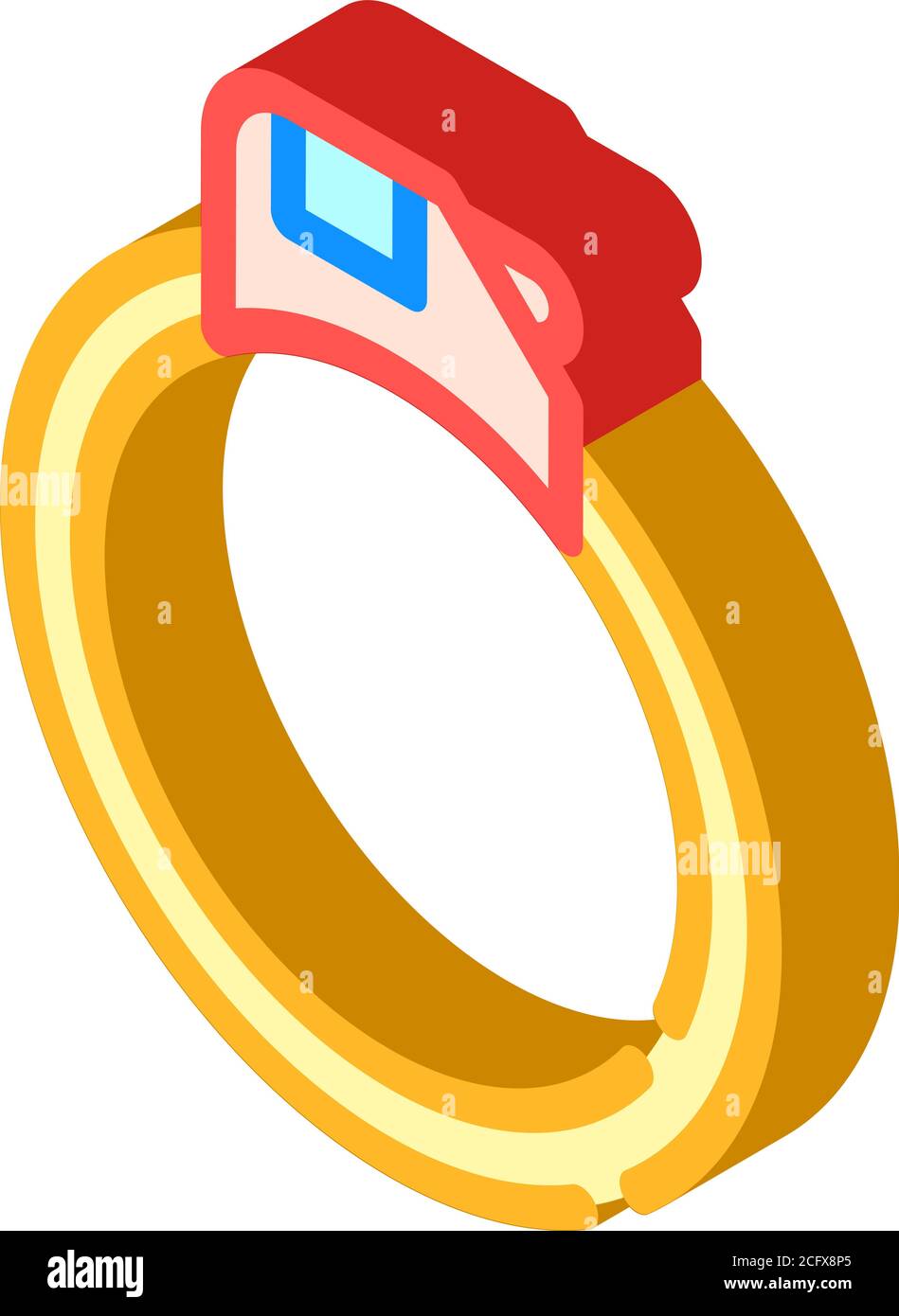 circometer measuring equipment isometric icon vector illustration Stock ...