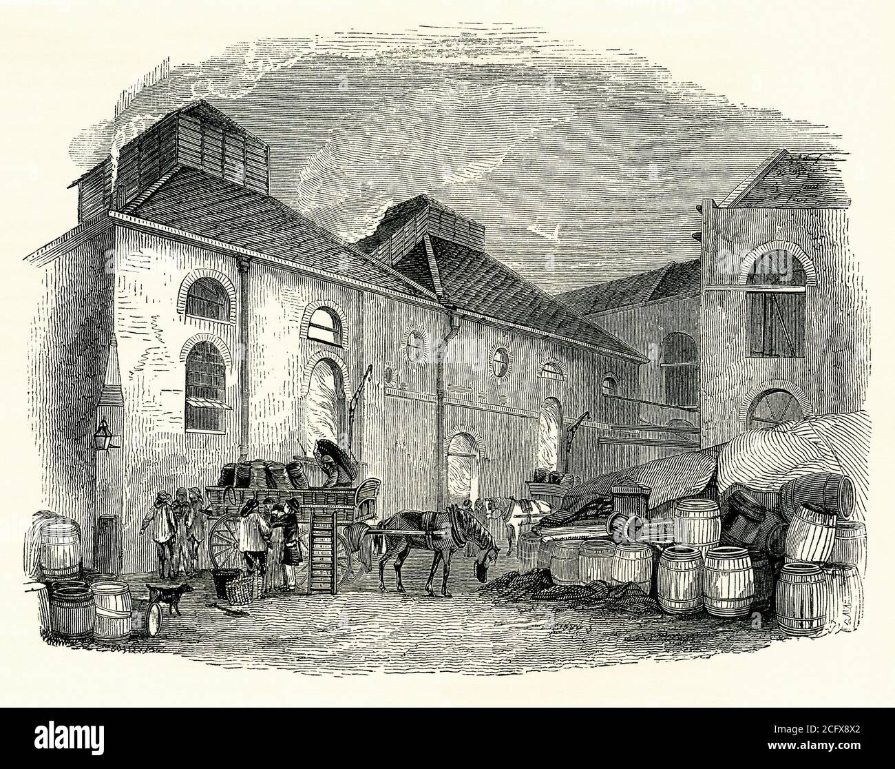 The Gas Light and Coke Company’s gasworks (gas house or factory) at ...