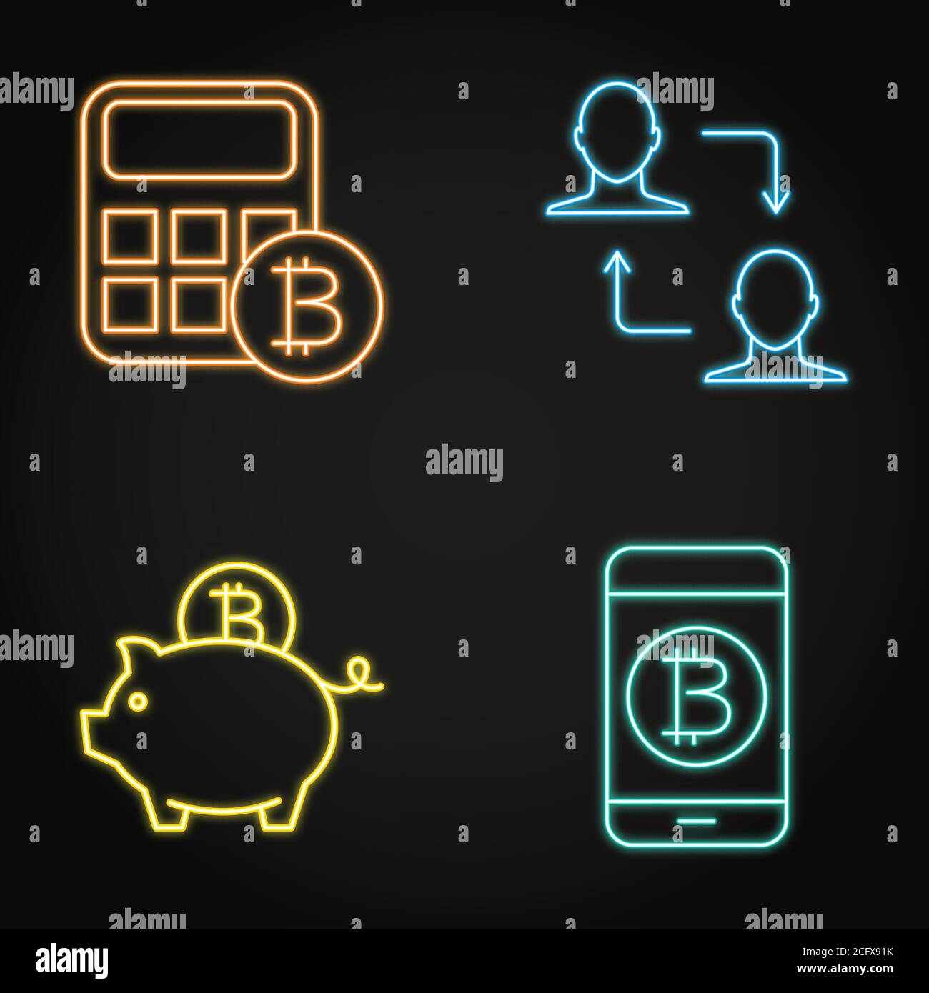 P2p money transfer Stock Vector Images - Alamy