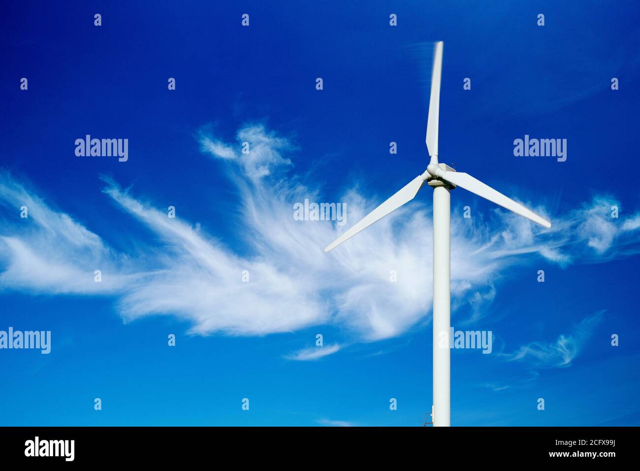 Wind turbine renewable energy concept Stock Photo - Alamy