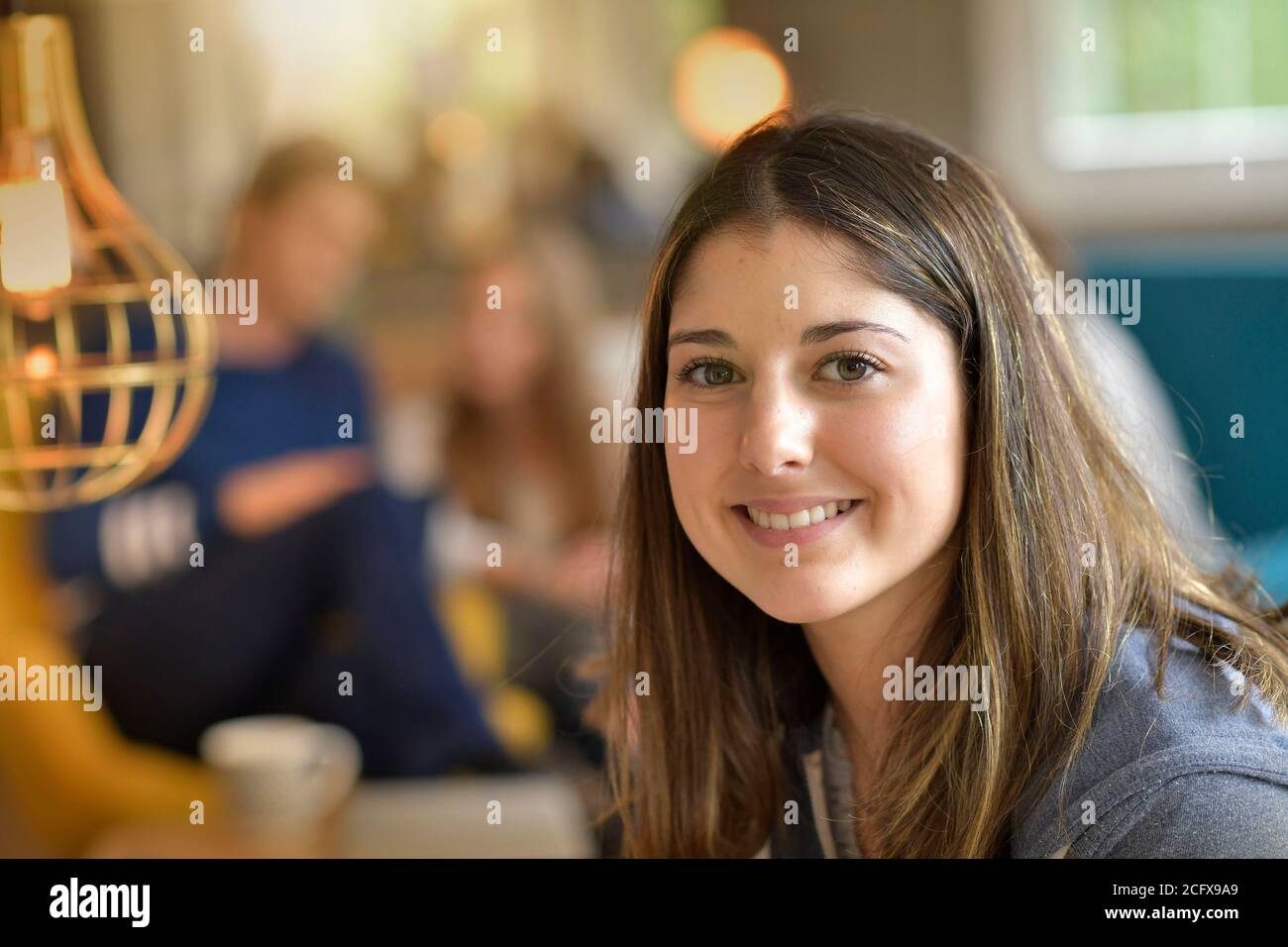 Portrait of 20-year-old student in shared flat Stock Photo - Alamy