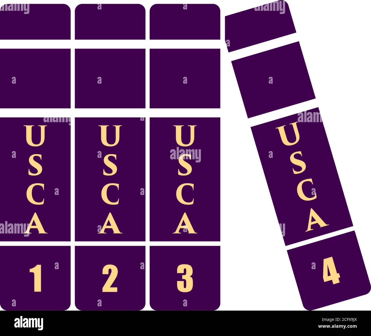 Code Of Laws Icon. Flat Color Design. Vector Illustration Stock Vector ...
