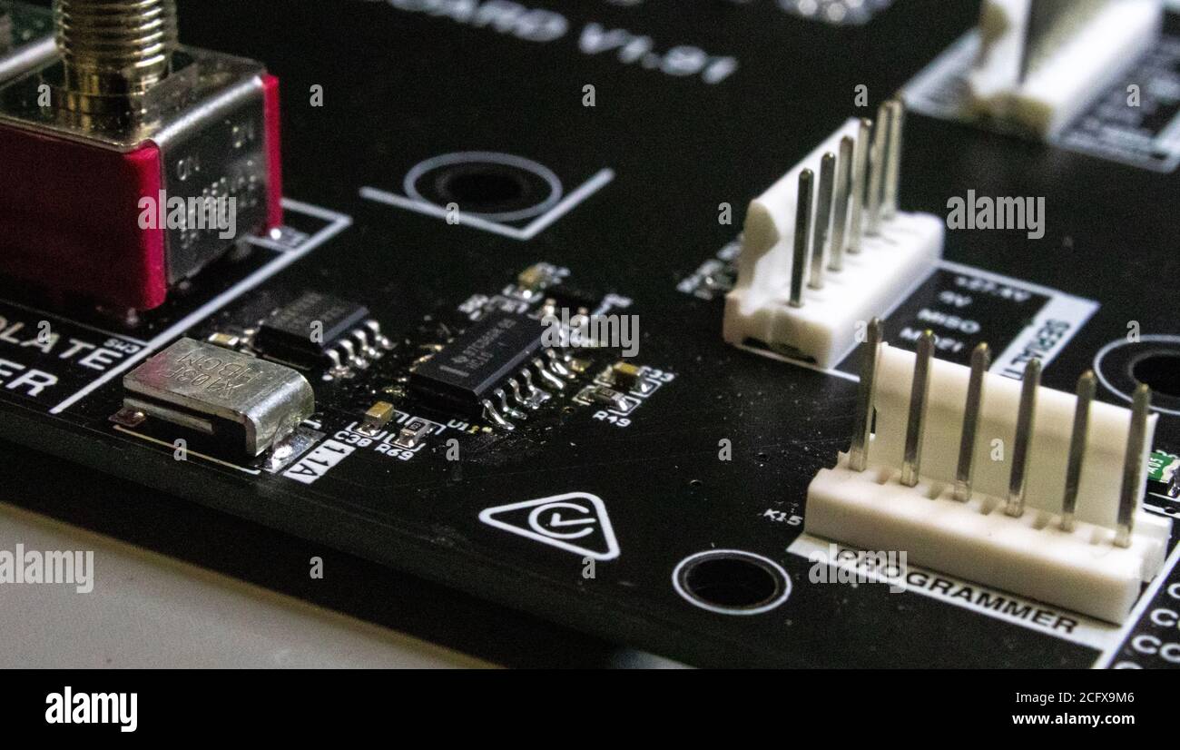 regulatory compliance mark for emc circuit board test Stock Photo - Alamy