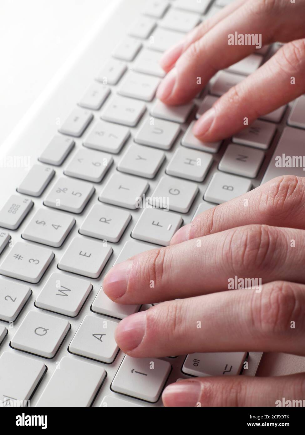 Man typing on computer hi-res stock photography and images - Alamy