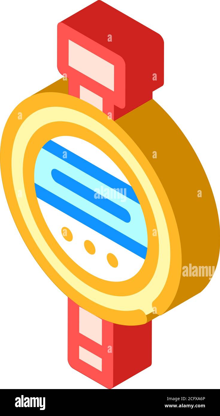 hardness meter or durometer isometric icon vector illustration Stock ...
