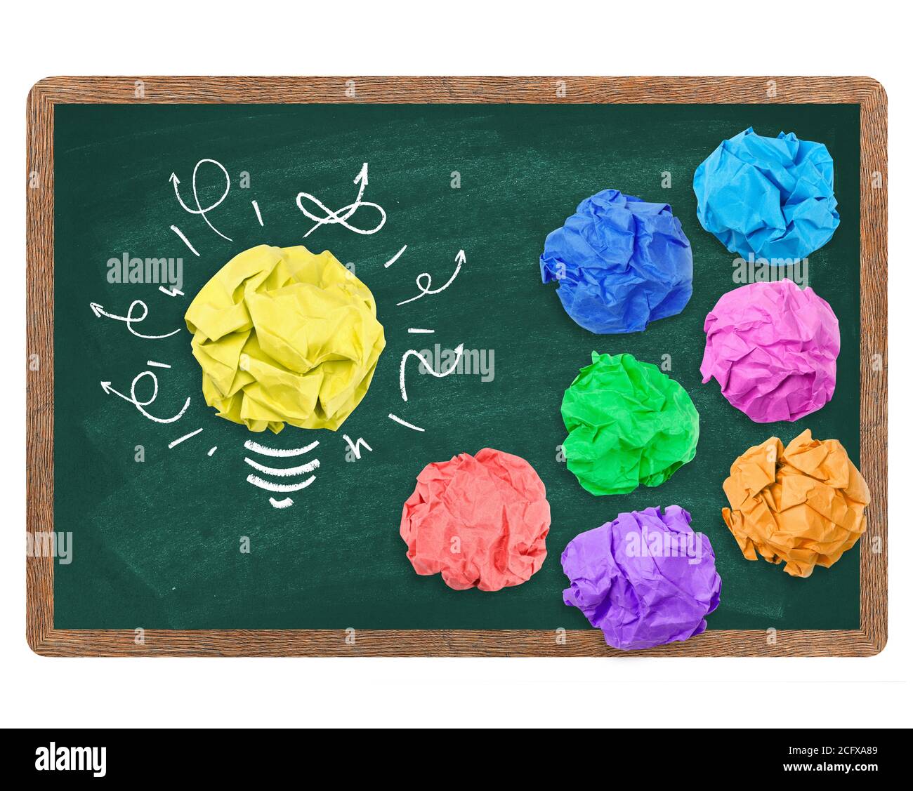 New idea box bulb Cut Out Stock Images & Pictures - Alamy