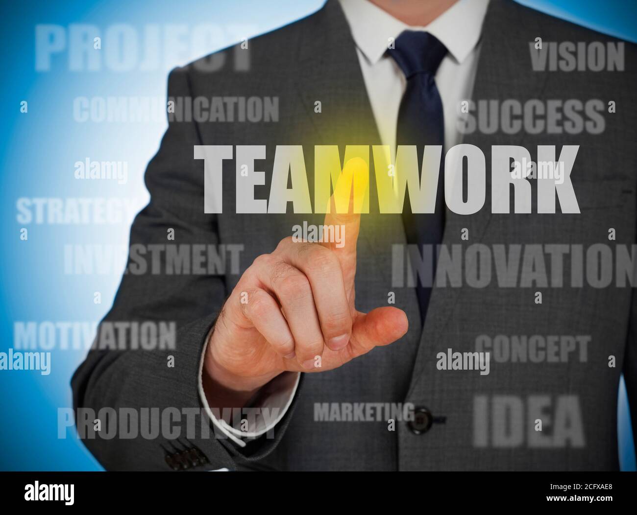 Teamwork digitally hi-res stock photography and images - Alamy
