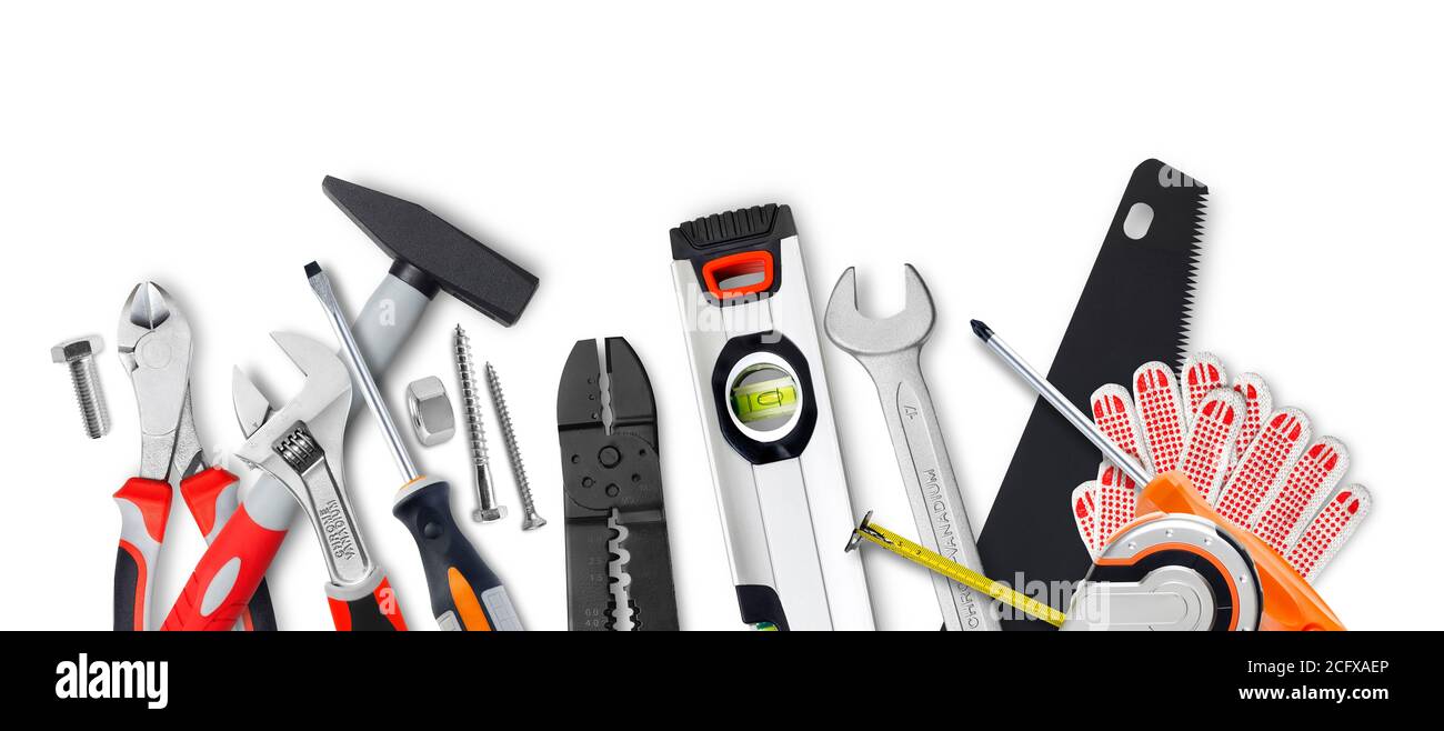 Various work tools Stock Photo - Alamy