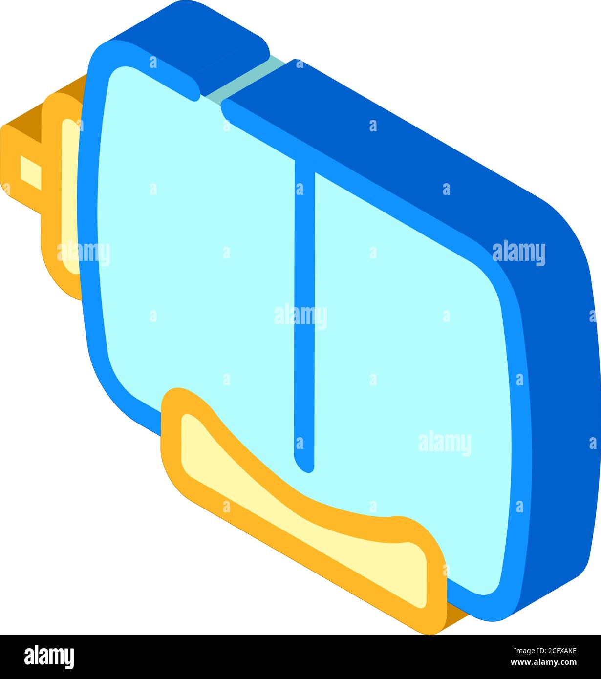 barrel with water isometric icon vector illustration Stock Vector Image ...