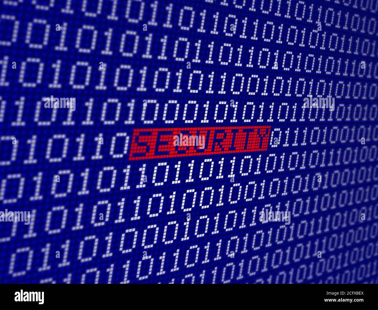 Security binary code Stock Photo - Alamy