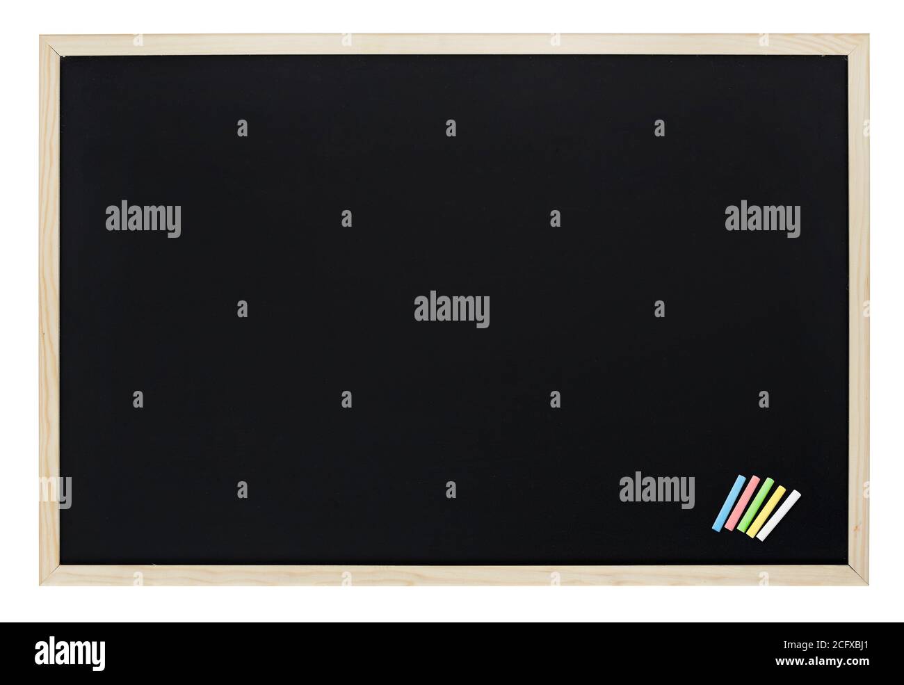 Blackboard and chalk Stock Photo - Alamy