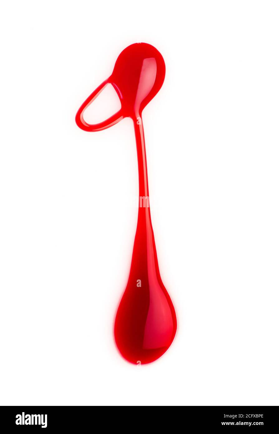 Close up syrup dripping Cut Out Stock Images & Pictures - Alamy