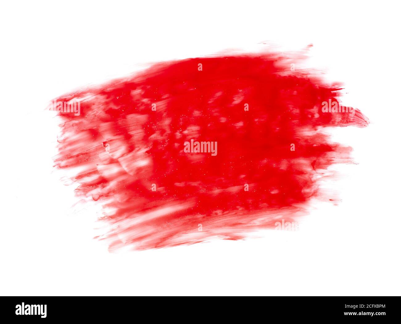 Red paint stain Stock Photo - Alamy