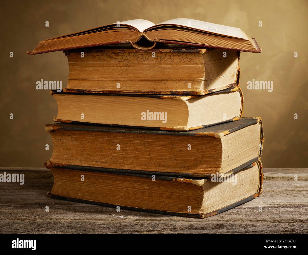 Old books stack Stock Photo - Alamy
