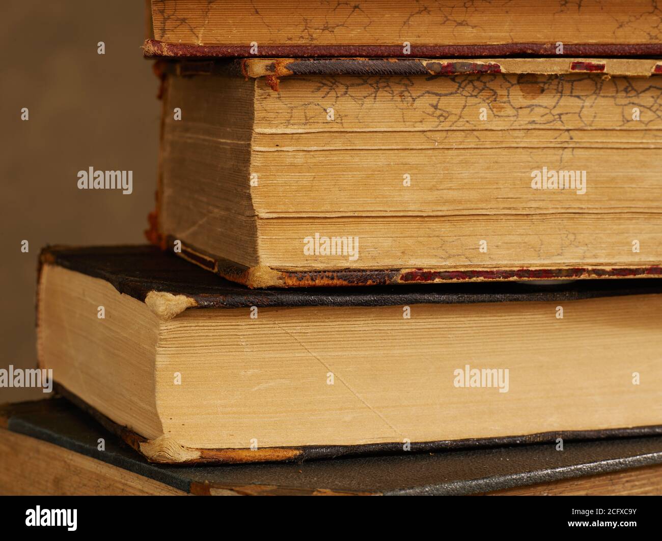 Old books close-up Stock Photo - Alamy