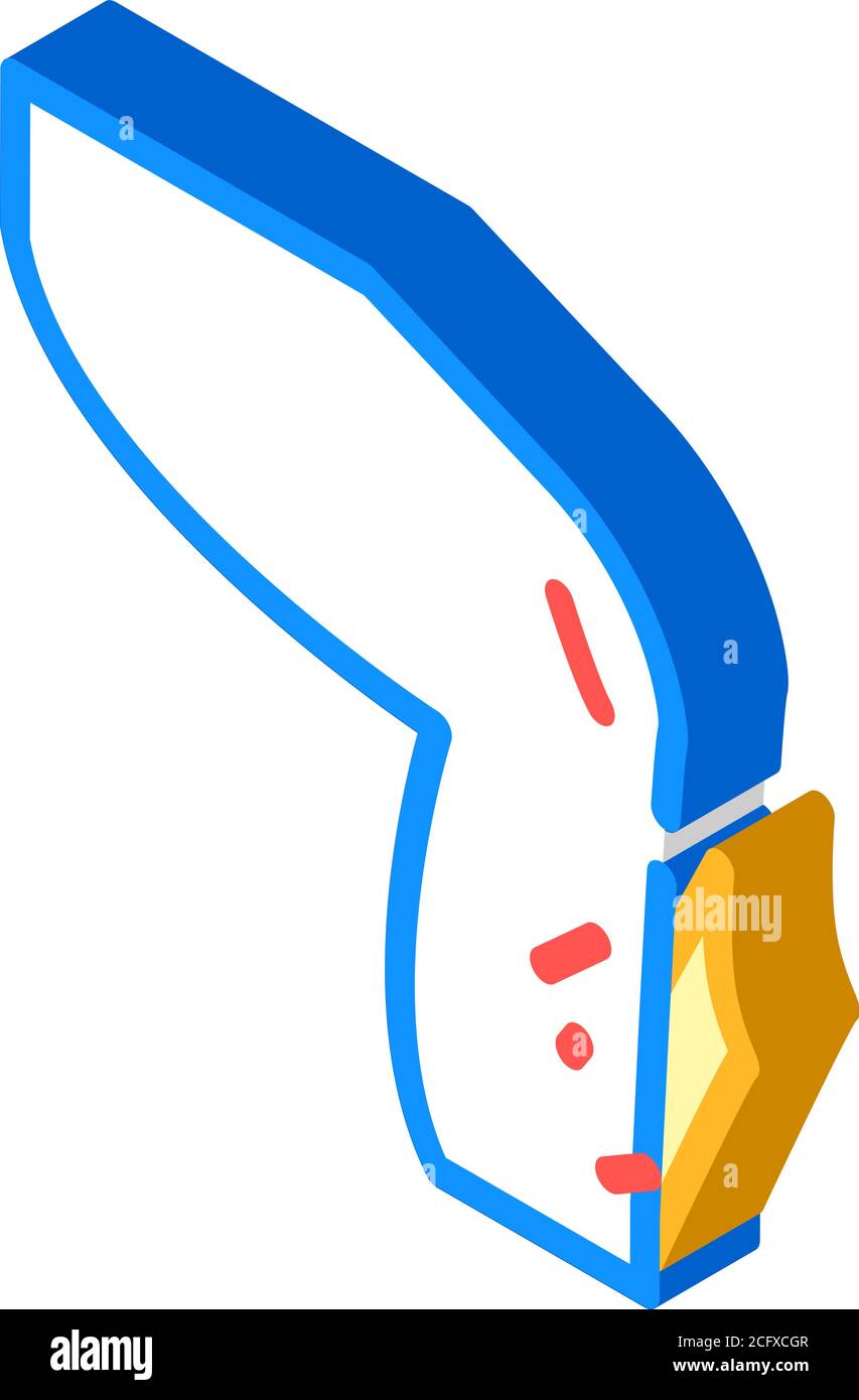 open fracture isometric icon vector isolated illustration Stock Vector ...