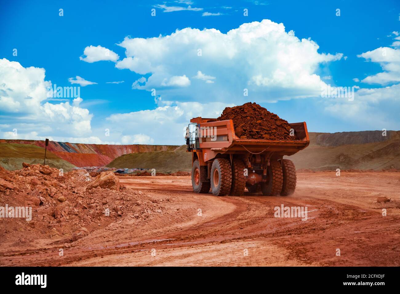 Mine tractor truck hi-res stock photography and images - Alamy