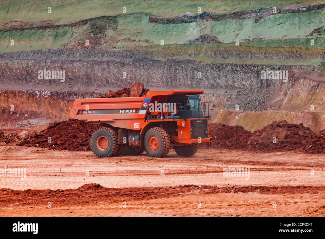Quarry truck with stones hi-res stock photography and images - Alamy