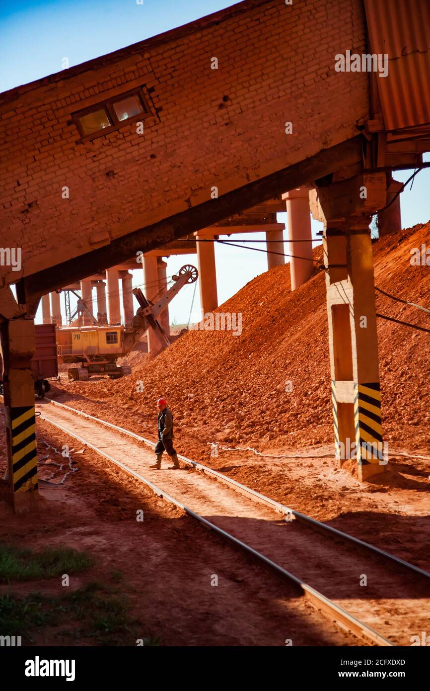 Loading railroad car hi-res stock photography and images - Alamy