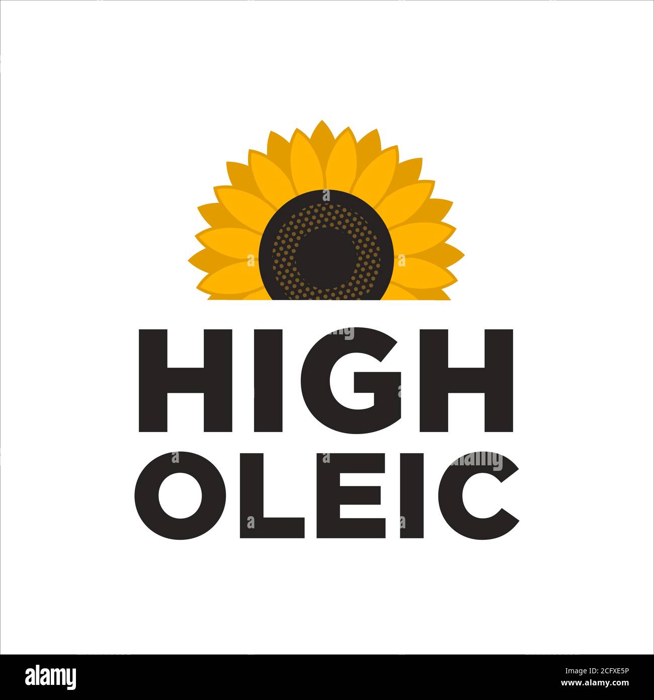 Sunflower Oil icon. High Oleic symbol Stock Vector Image & Art - Alamy