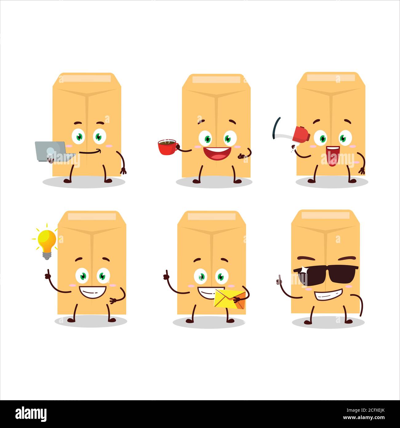 Envelopes Cartoon Characters