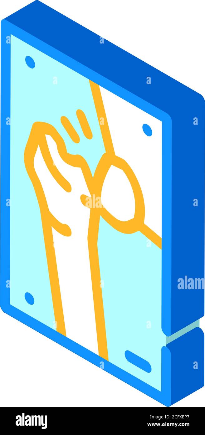 hip fracture x-ray isometric icon vector illustration Stock Vector ...