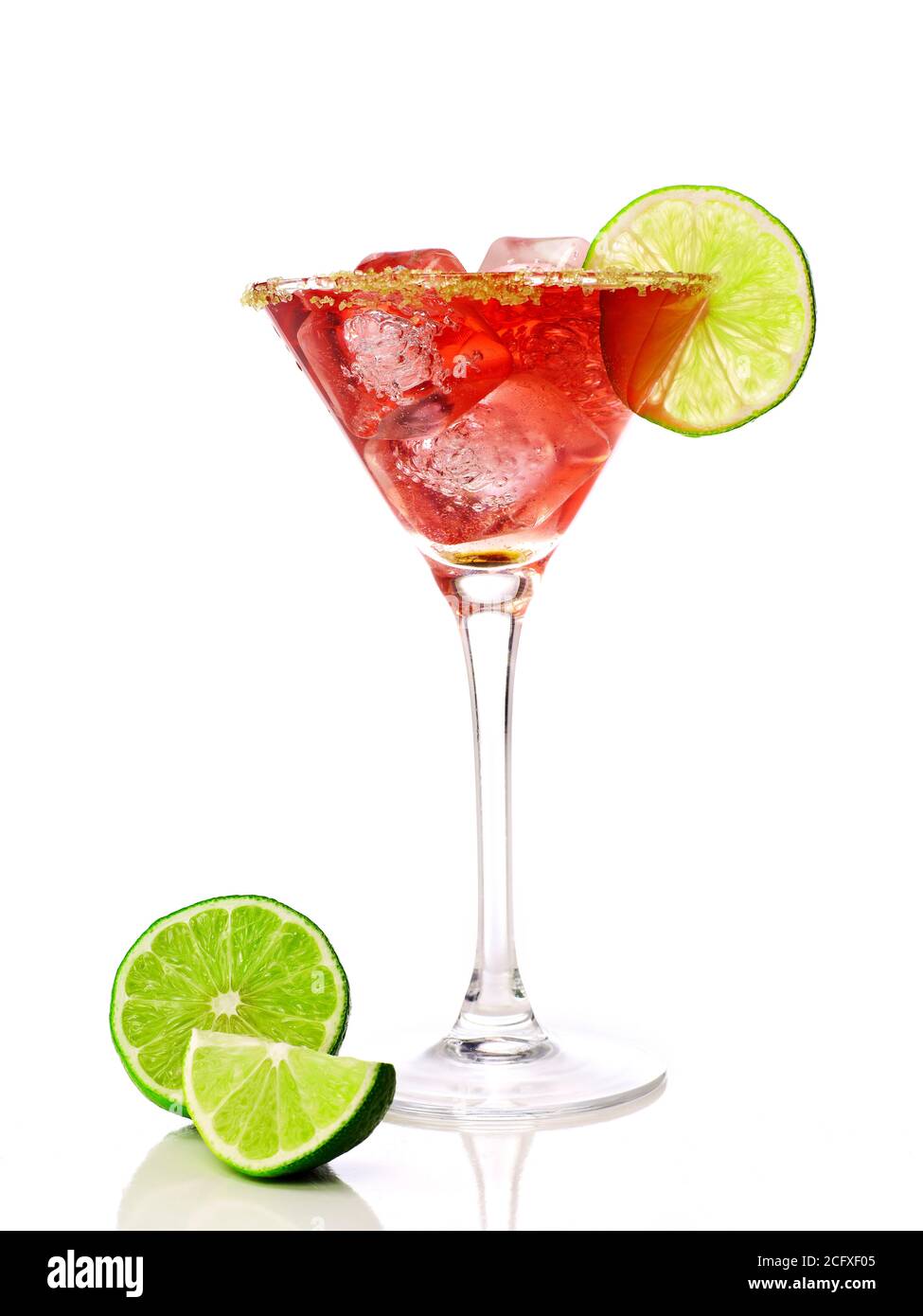 Red martini cocktail Stock Photo - Alamy