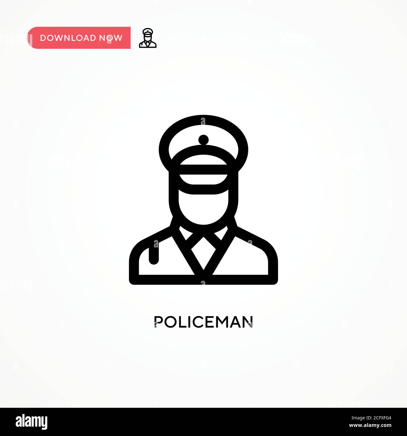 Car ticket cop Stock Vector Images - Alamy