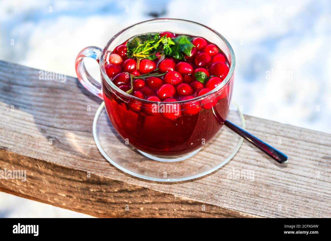 A cup of Rose hips (Rosa canina) tea Stock Photo - Alamy