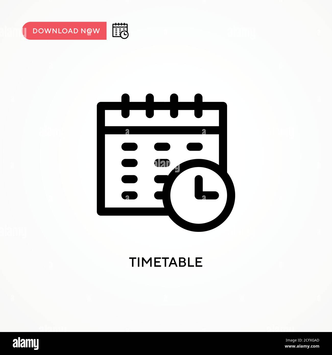 School time table chart Cut Out Stock Images & Pictures - Alamy