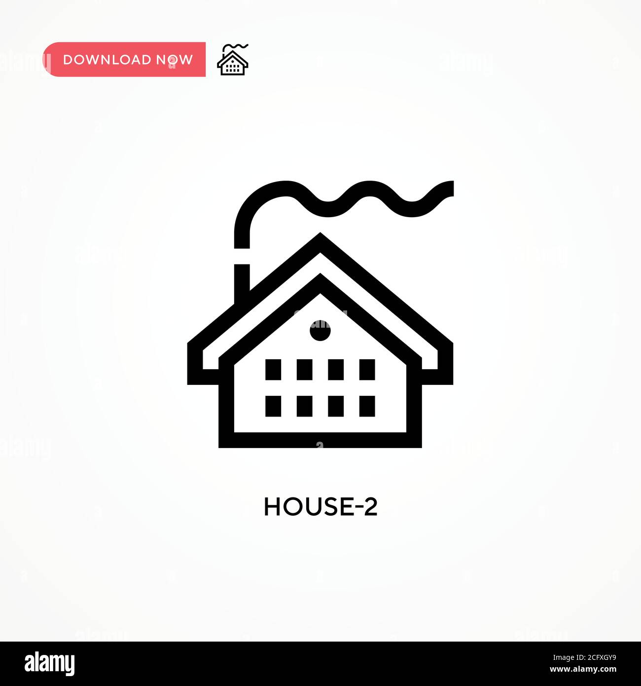 Two story house icon vector vectors hi-res stock photography and images ...
