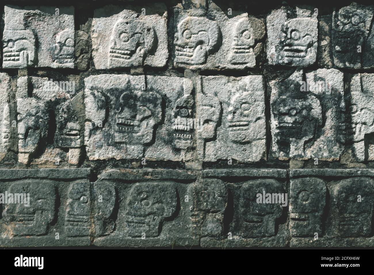 Mayan skull carving High Resolution Stock Photography and Images - Alamy
