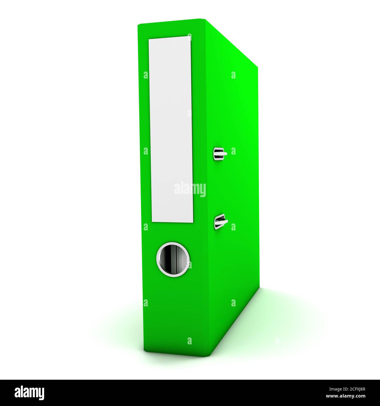 File folder isolated on white Stock Photo - Alamy