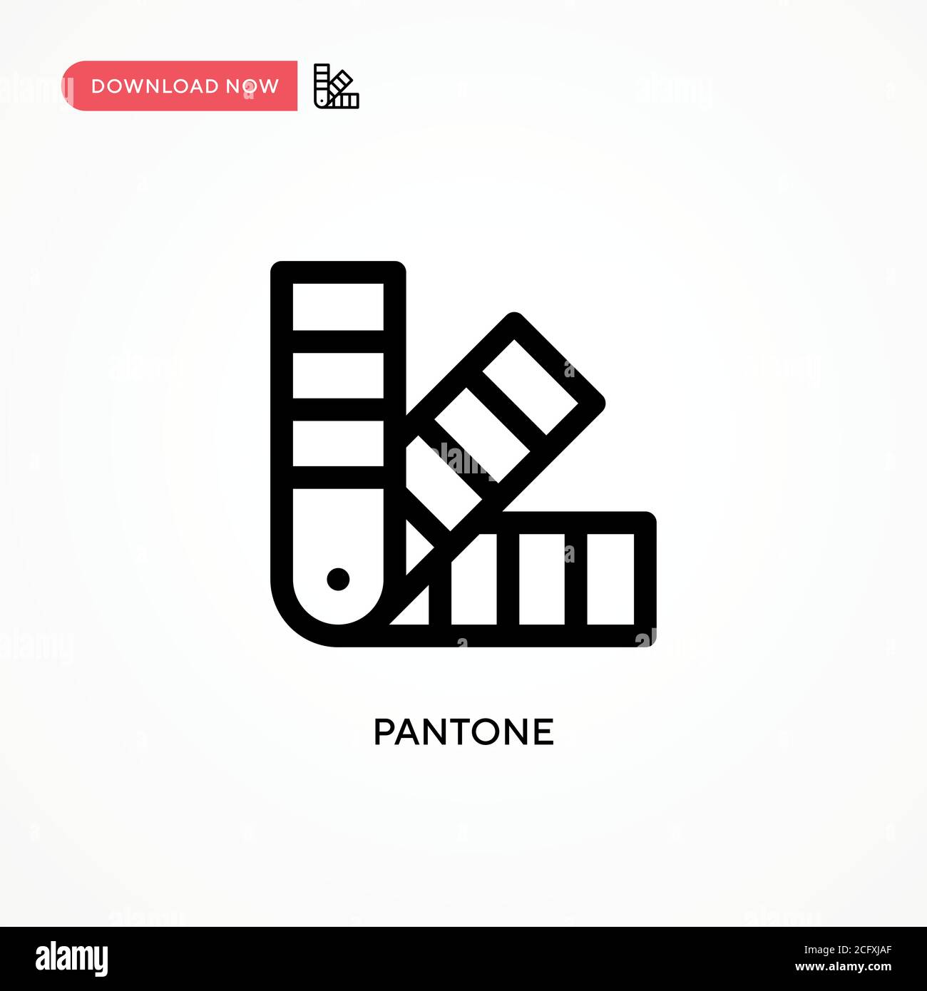 Pantone Simple vector icon. Modern, simple flat vector illustration for ...