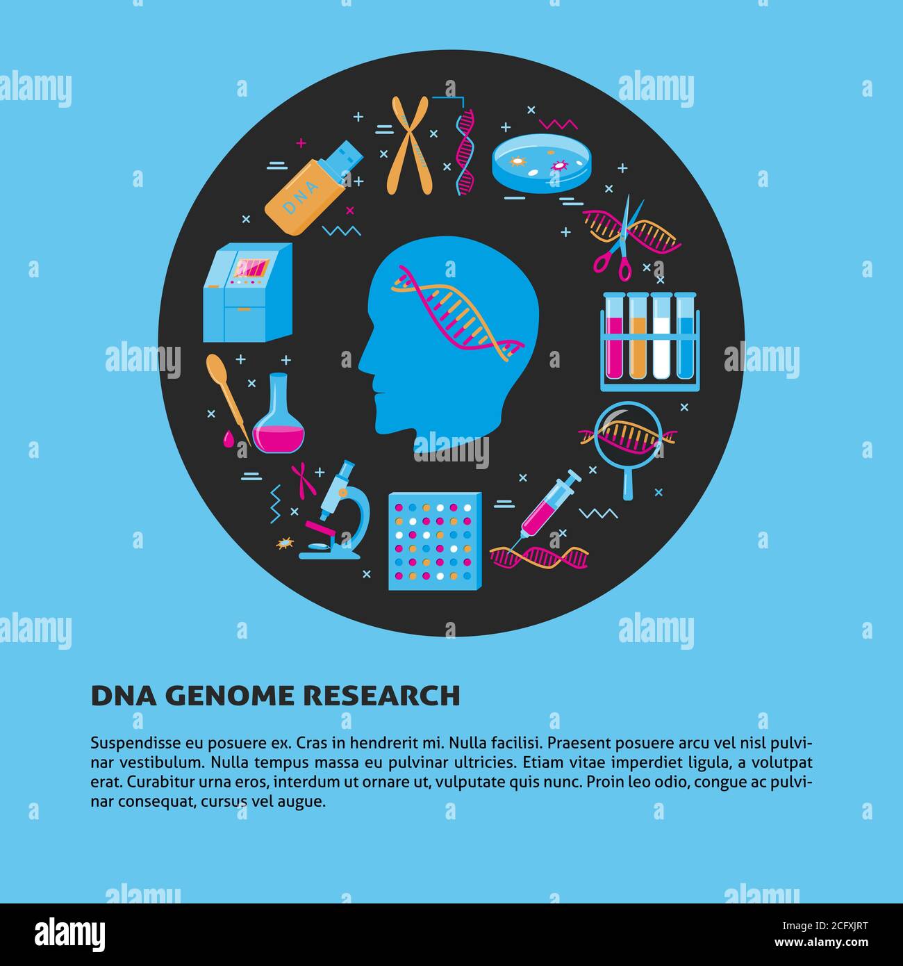 Dna sequencing machine Stock Vector Images - Alamy