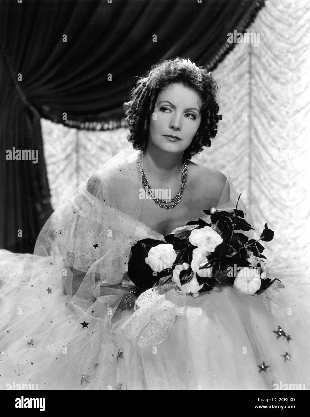 GRETA GARBO as Marguerite Gautier Portrait by CLARENCE SINCLAIR BULL ...