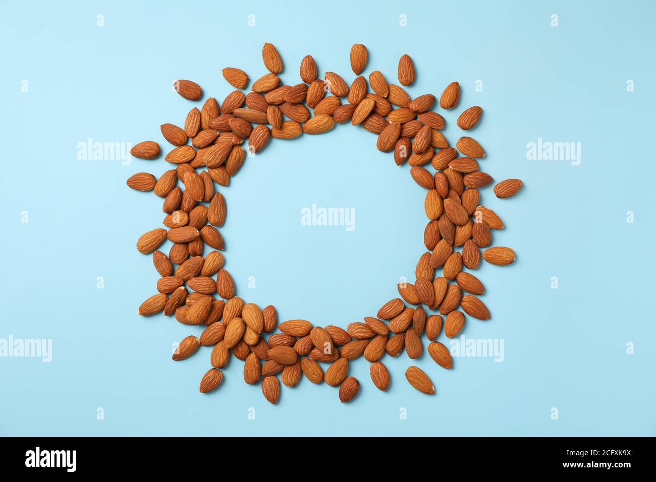 Whole round circle almond hi-res stock photography and images - Alamy