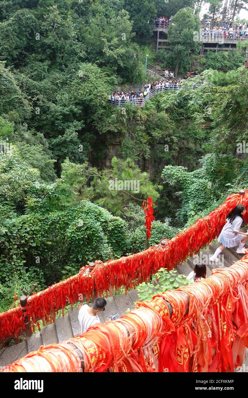 Zhangjiajie National Forest Park, Wulingyuan Scenic Area Stock Photo ...