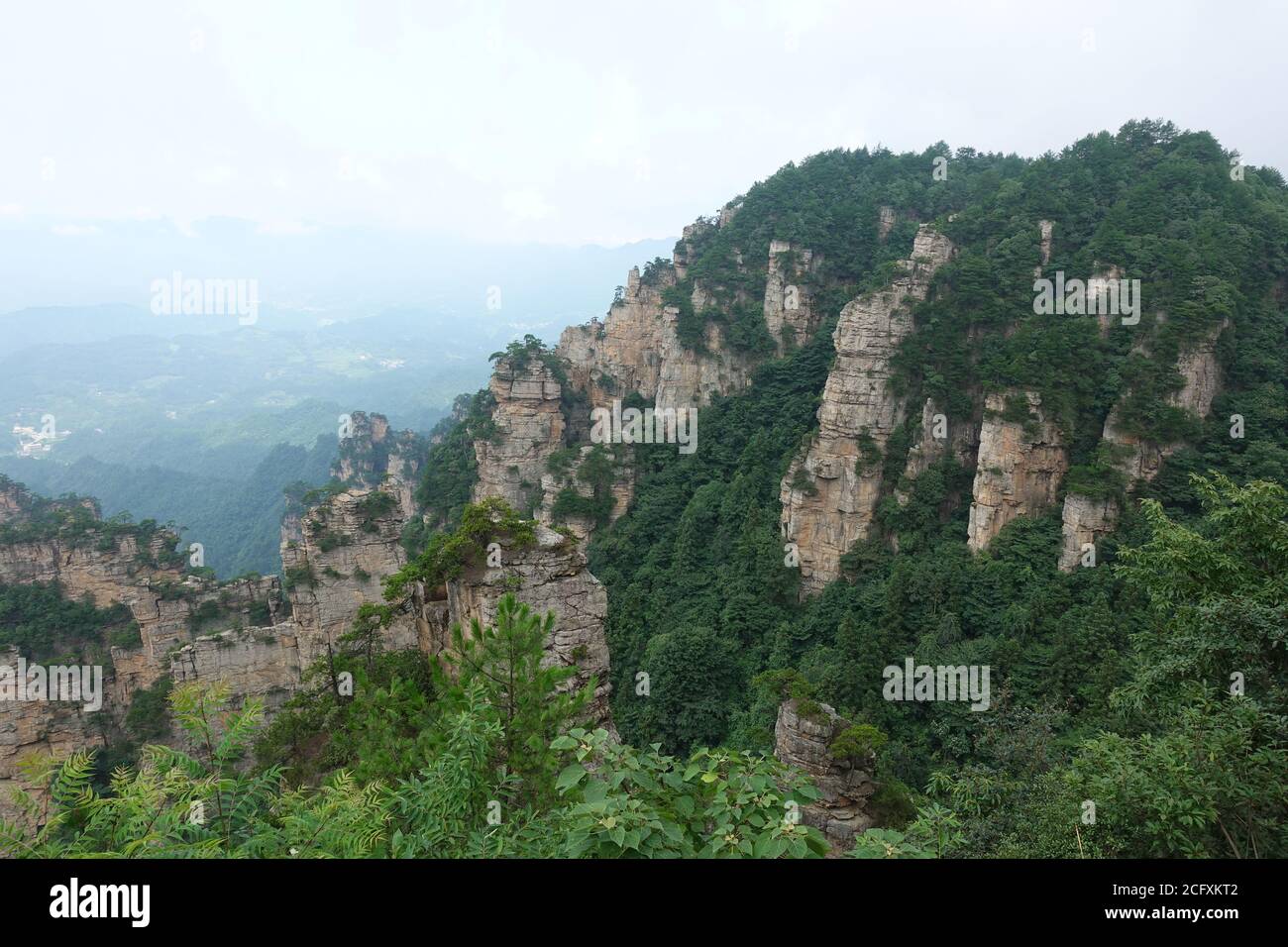 Zhangjiajie National Forest Park, Wulingyuan Scenic Area Stock Photo ...