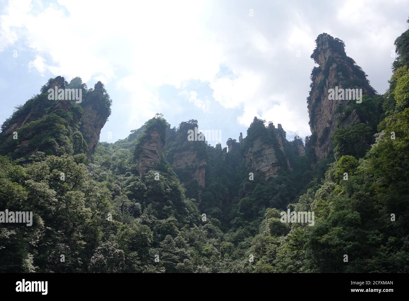 Zhangjiajie National Forest Park, Wulingyuan Scenic Area Stock Photo ...