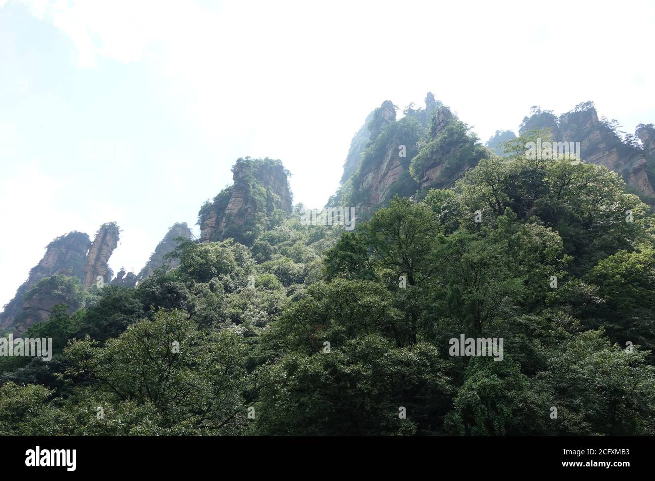 Zhangjiajie National Forest Park, Wulingyuan Scenic Area Stock Photo ...