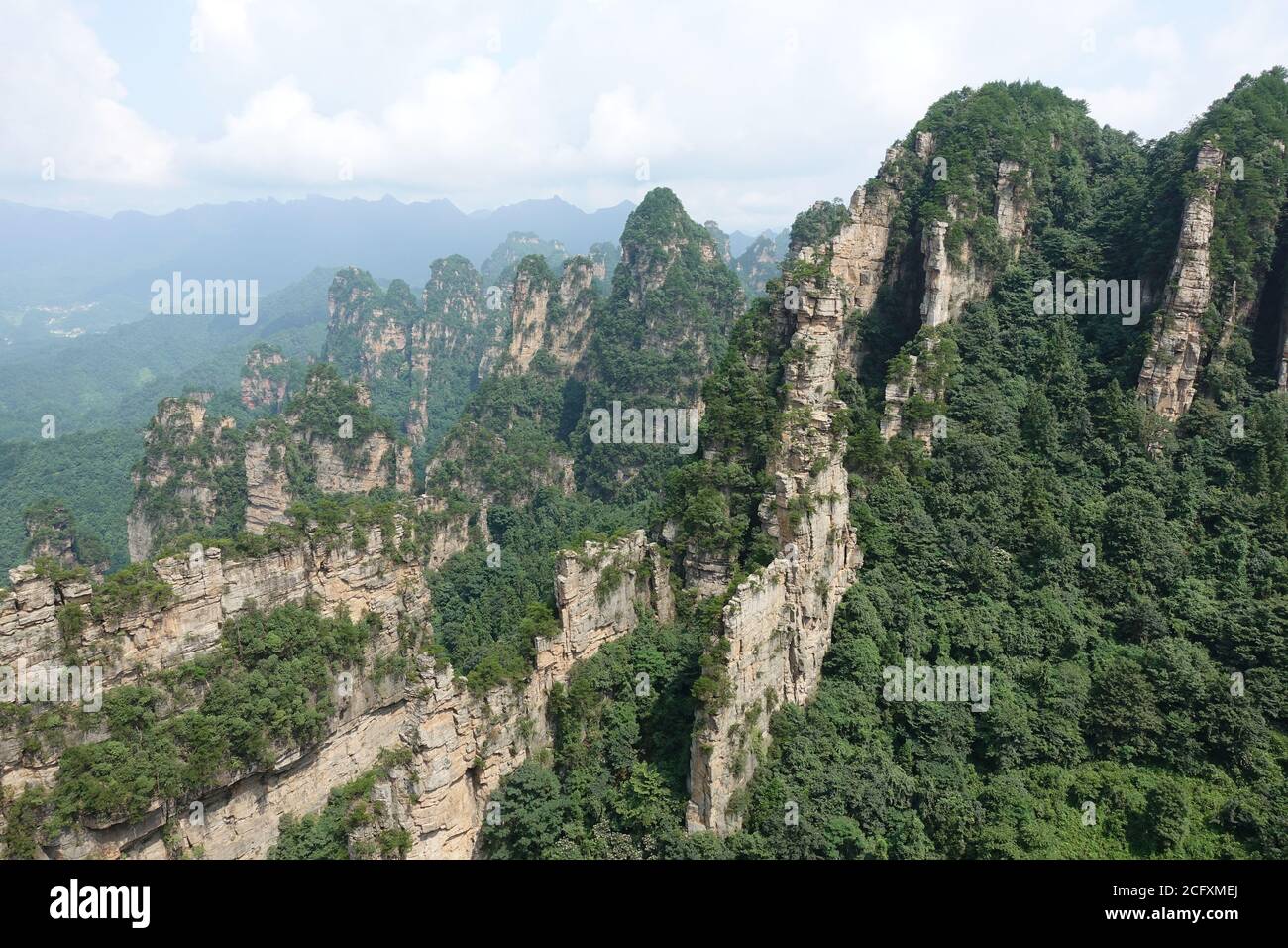 Zhangjiajie National Forest Park, Wulingyuan Scenic Area Stock Photo ...