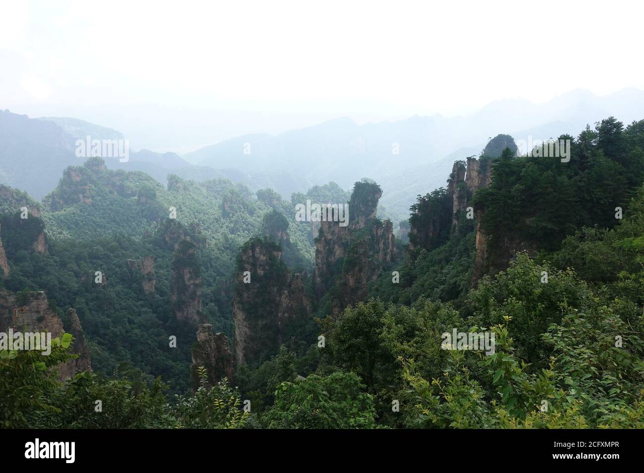 Zhangjiajie National Forest Park, Wulingyuan Scenic Area Stock Photo ...